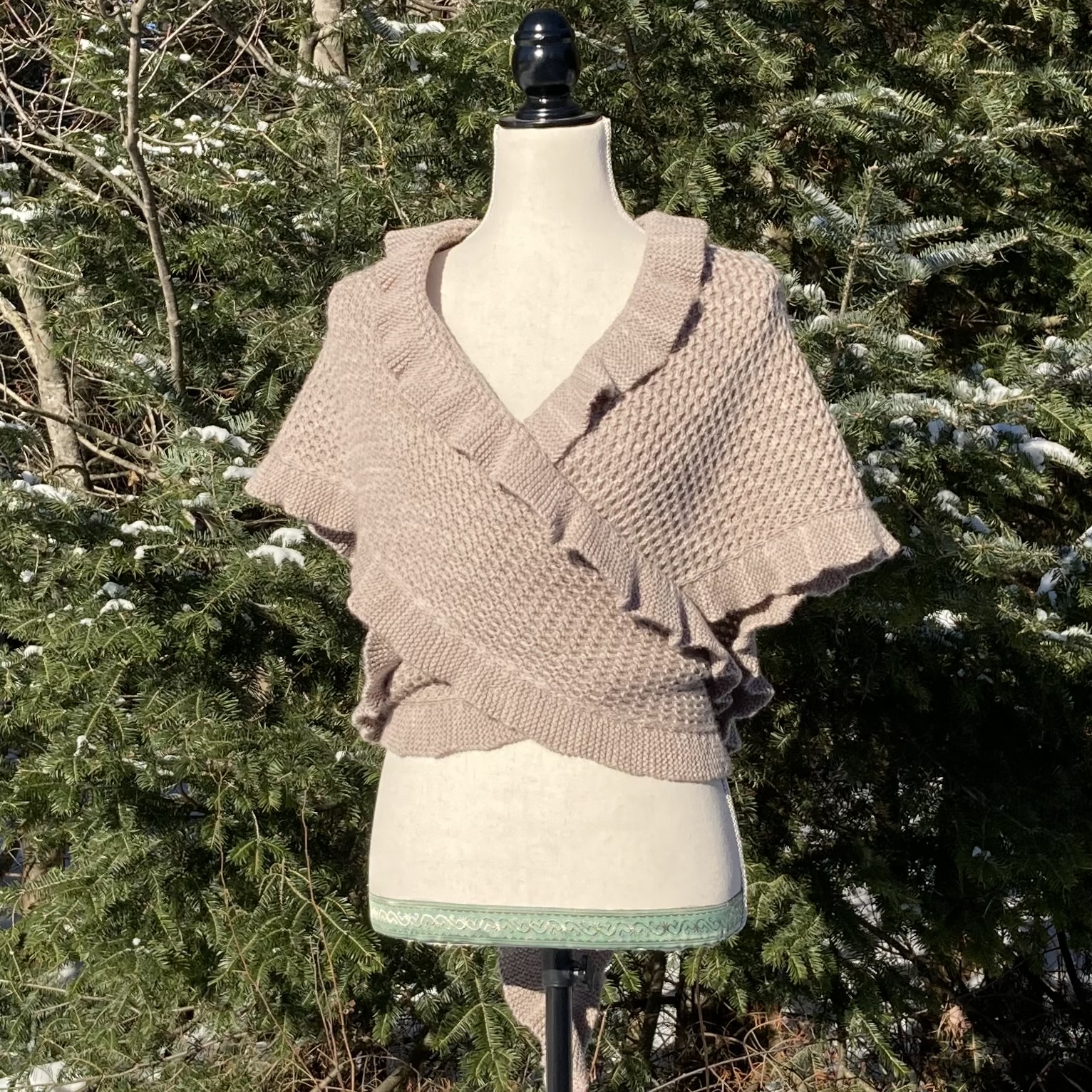 The Marcy Shawl – a knitting pattern – Rebecca Frost